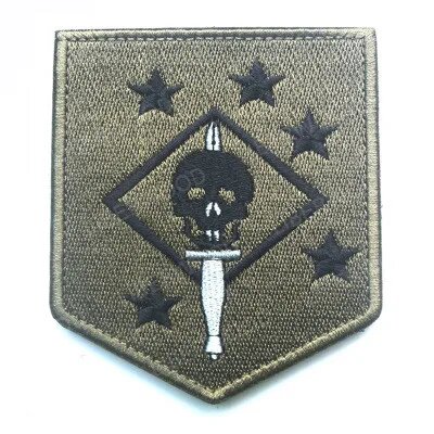 Серый патч LIBERWOOD Kandahar Whacker 8x10 см