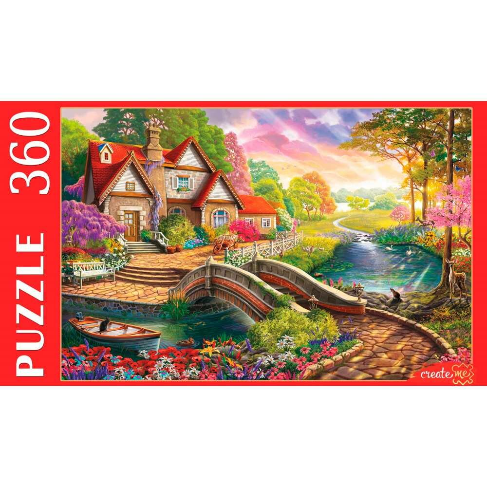 Пазл Рыжий кот 360 элементов "Домик мечты" 50х34,5 см (ФП360-5647)