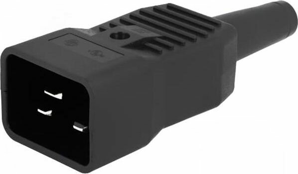 Разъем SCHURTER 4796.0000 Разъем: питания AC вилка "папа" 16А 250ВAC IEC 60320 C20 (I) 1шт