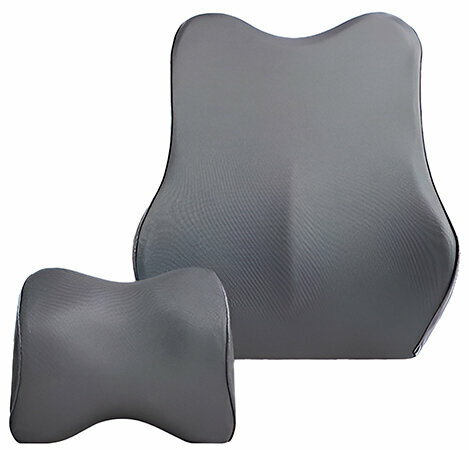 Комплект автомобильных подушек 8H Memory Foam 4D Healthy Car Headrest and Lummbar Support Set (TZK9TZ2)