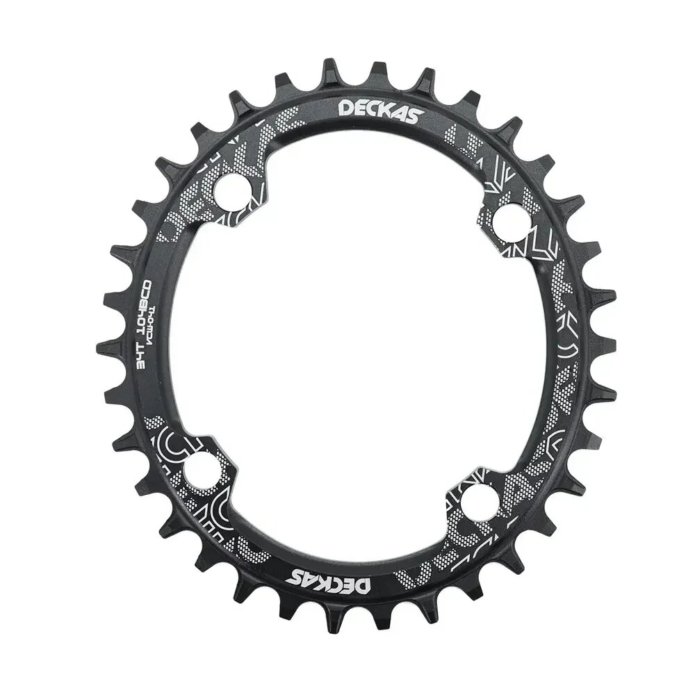 DECKAS Звездочка для Shimano MTB 32-52T Черный, 32T, black