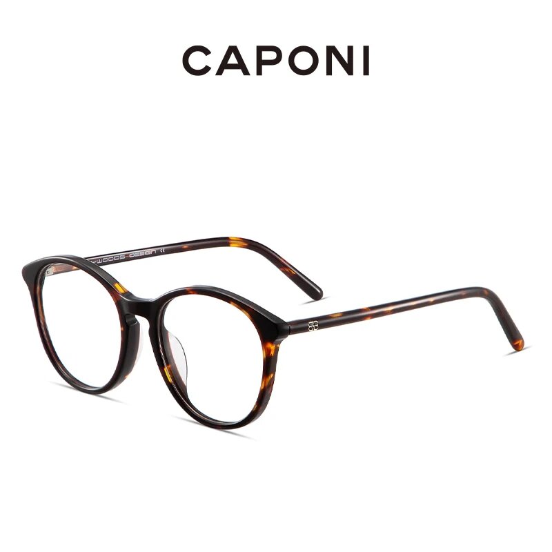 CAPONI Женские очки Cat Eye Amber Frame JF3391
