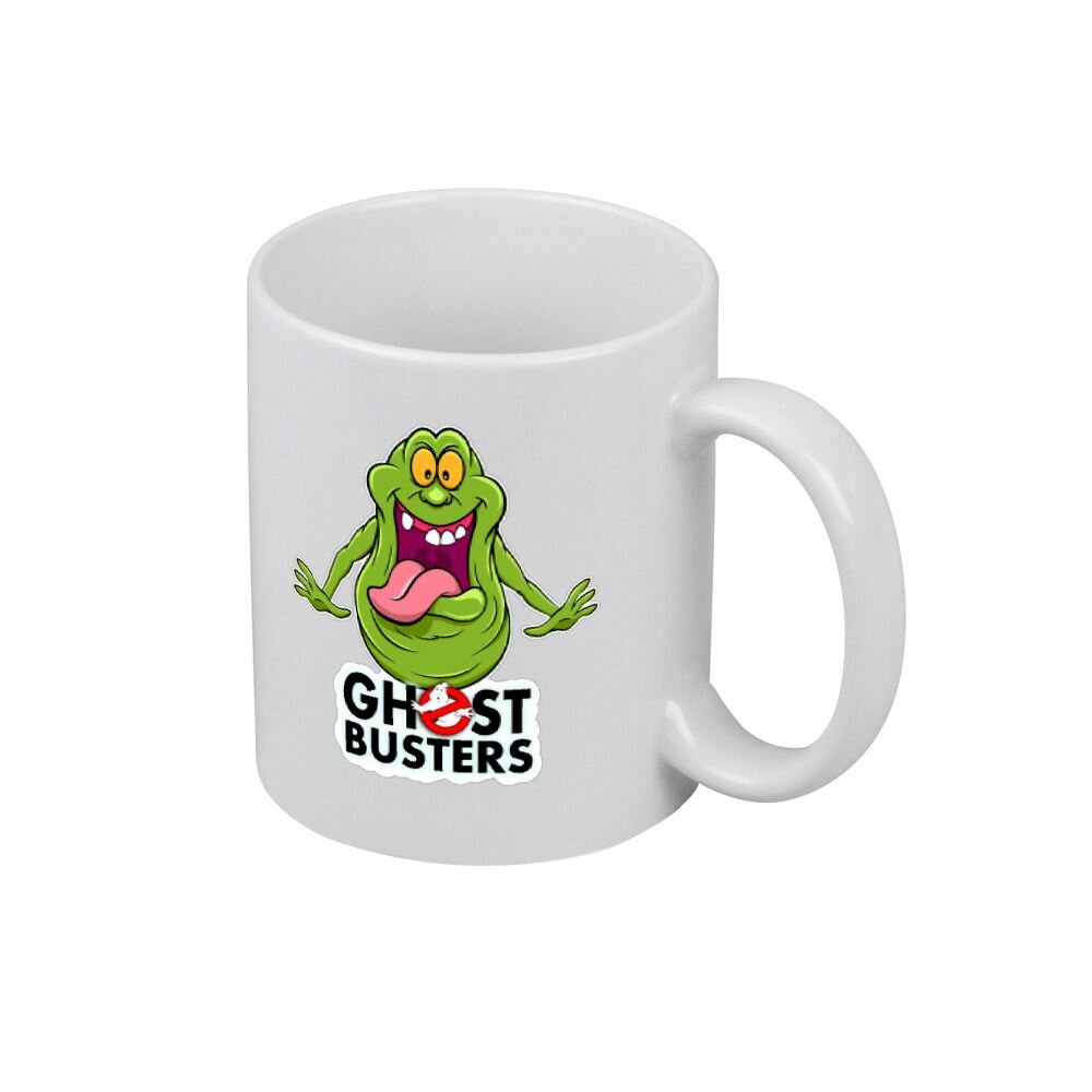 Кружка охотники за привидениями, лизун, монстр цвет белый