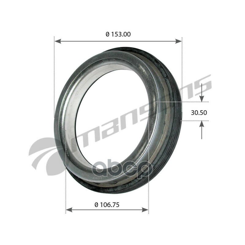 Сальник ступицы! 106,75x153x30.5мм Fruehauf Mansons арт. GR112