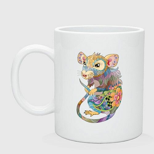 Крыса 2020 Керамическая кружка