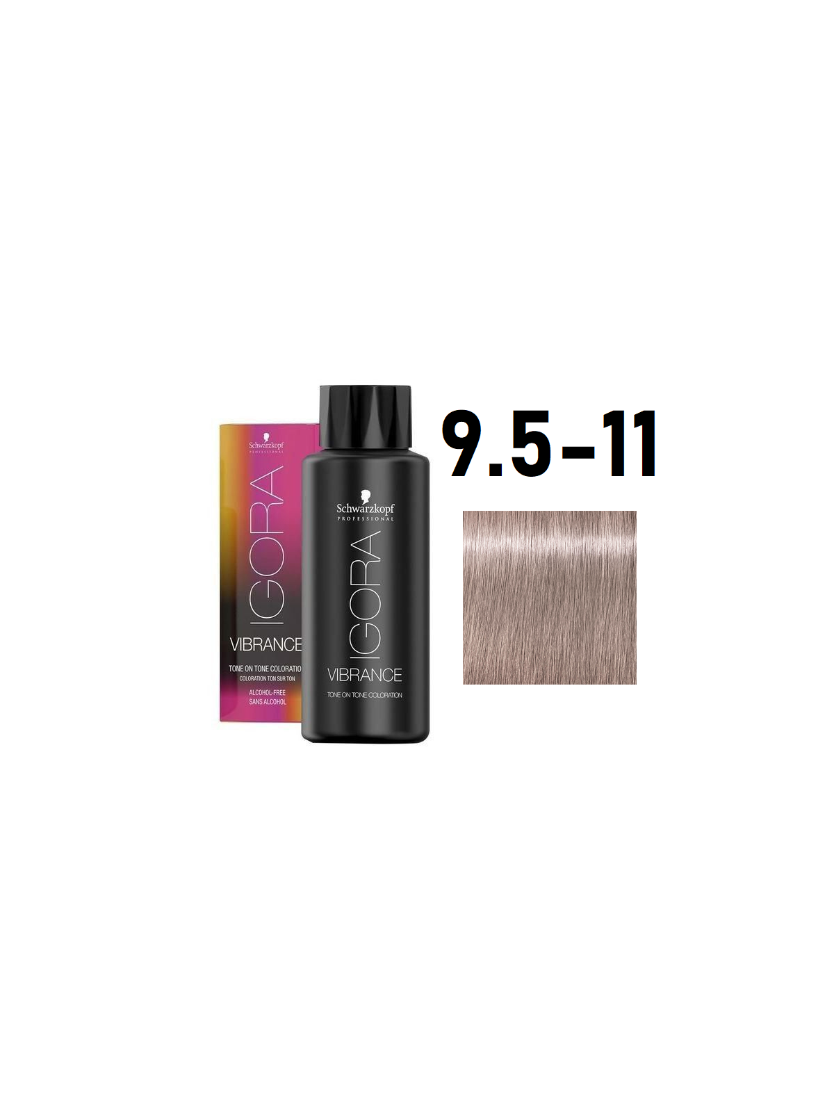 Schwarzkopf Professional Schwarzkopf Igora Vibrance 9,5-11 - Краситель тон-в-тон светлый блонд пастельный сандре экстра 60 мл
