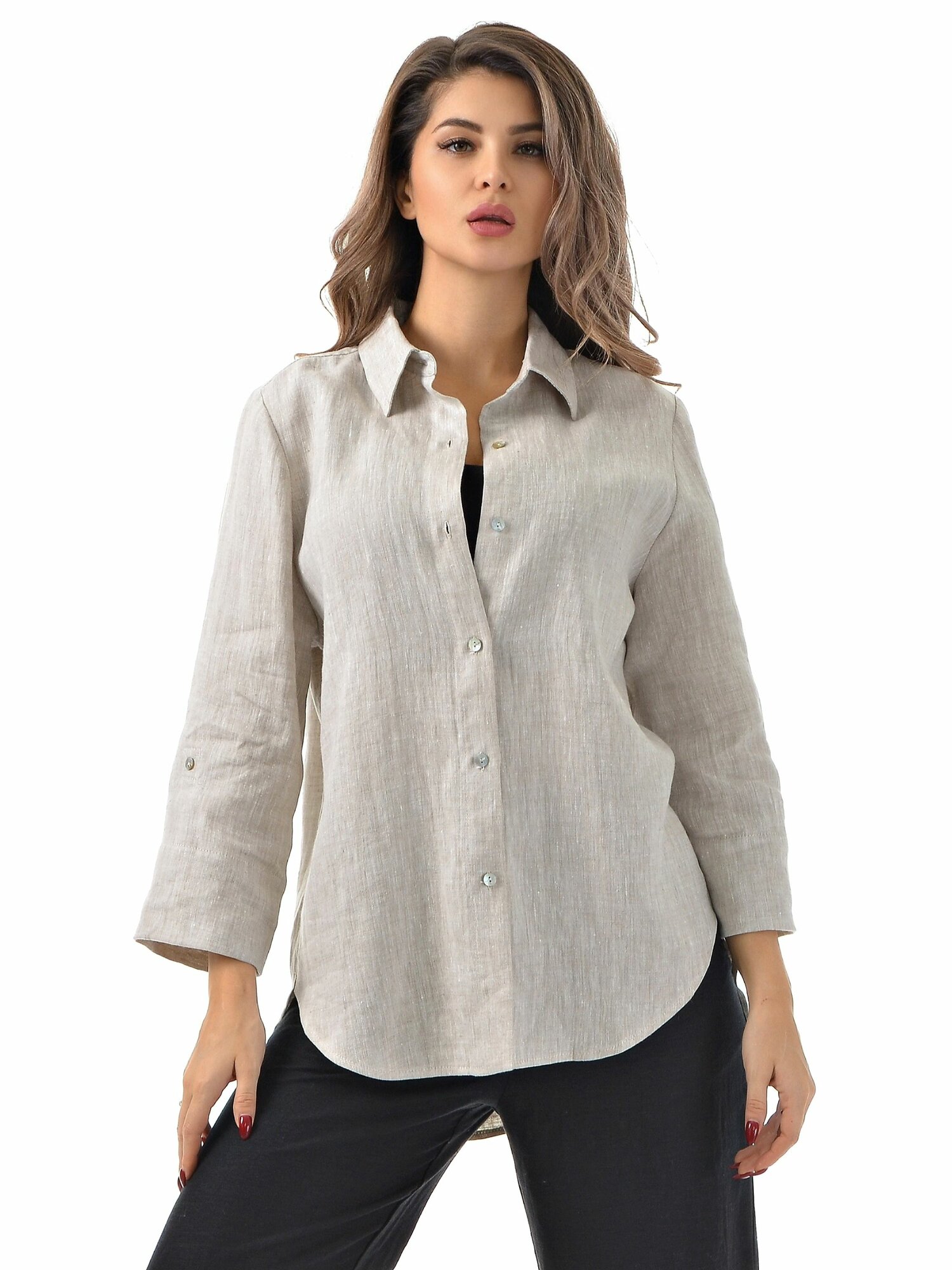 Рубашка лён натуральный