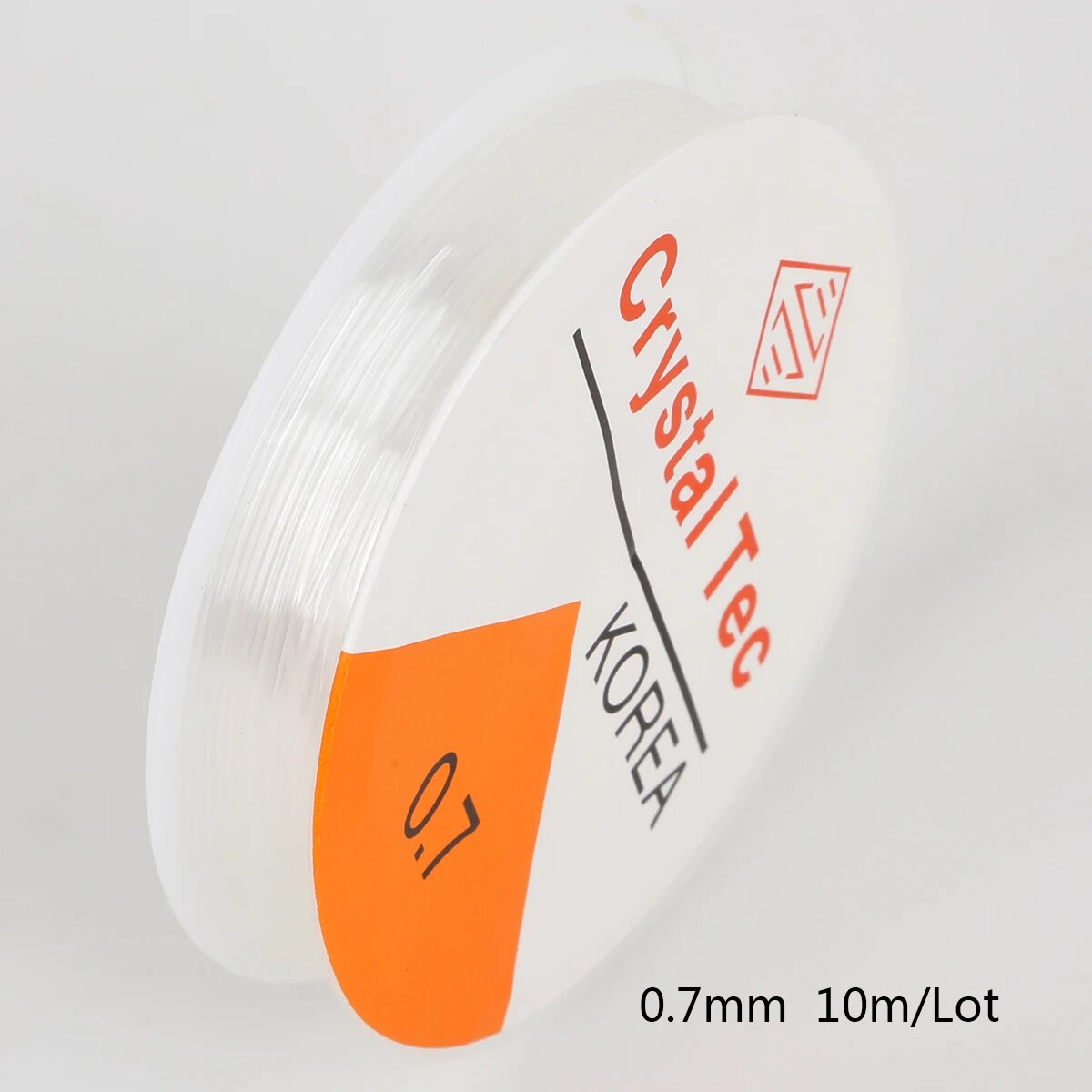 Эластичный шнур Crystal Tec 0.7mm, 10m, Оранжевый
