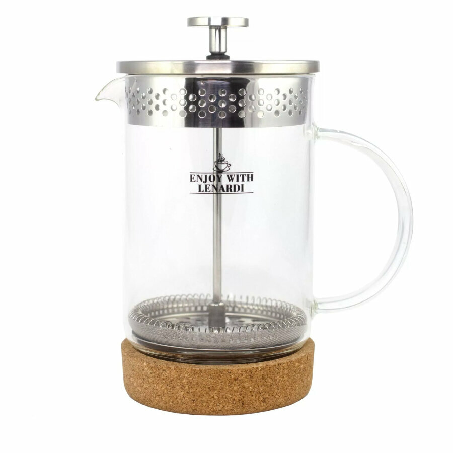 Френч-пресс Lenardi, стеклянный 1000 мл