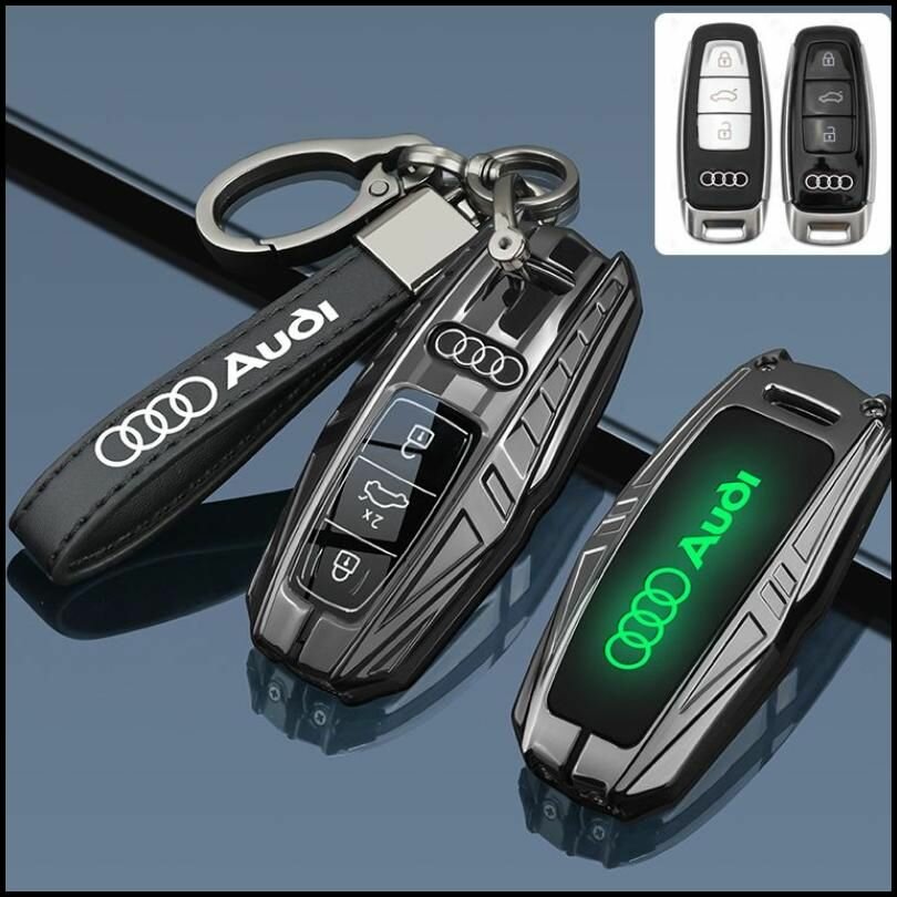 Чехол для ключа Audi A3 A5 A6 A7 A8 Q4 Q5 Q7 Q8 защитный силиконовый чехол для брелока авто удобный и стильный аксессуар