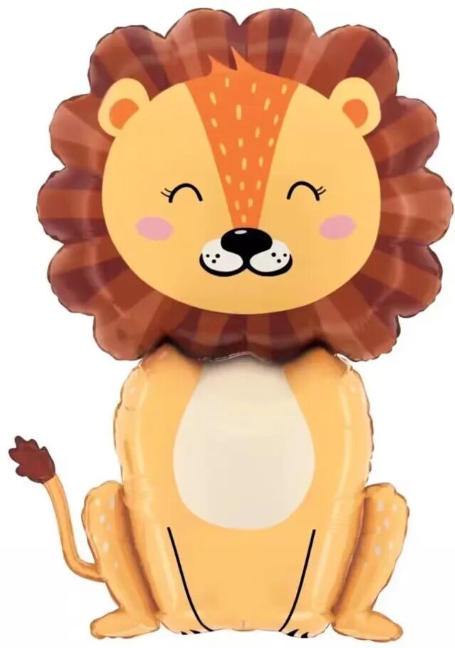 Фольгированный шар Лев, цвет Lion
