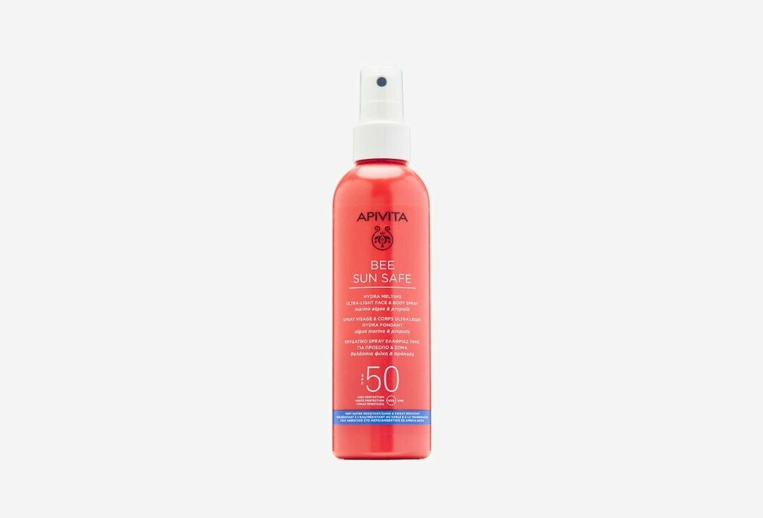 Солнцезащитный спрей для лица и тела SPF50 APIVITA Bee Sun Safe 200 мл