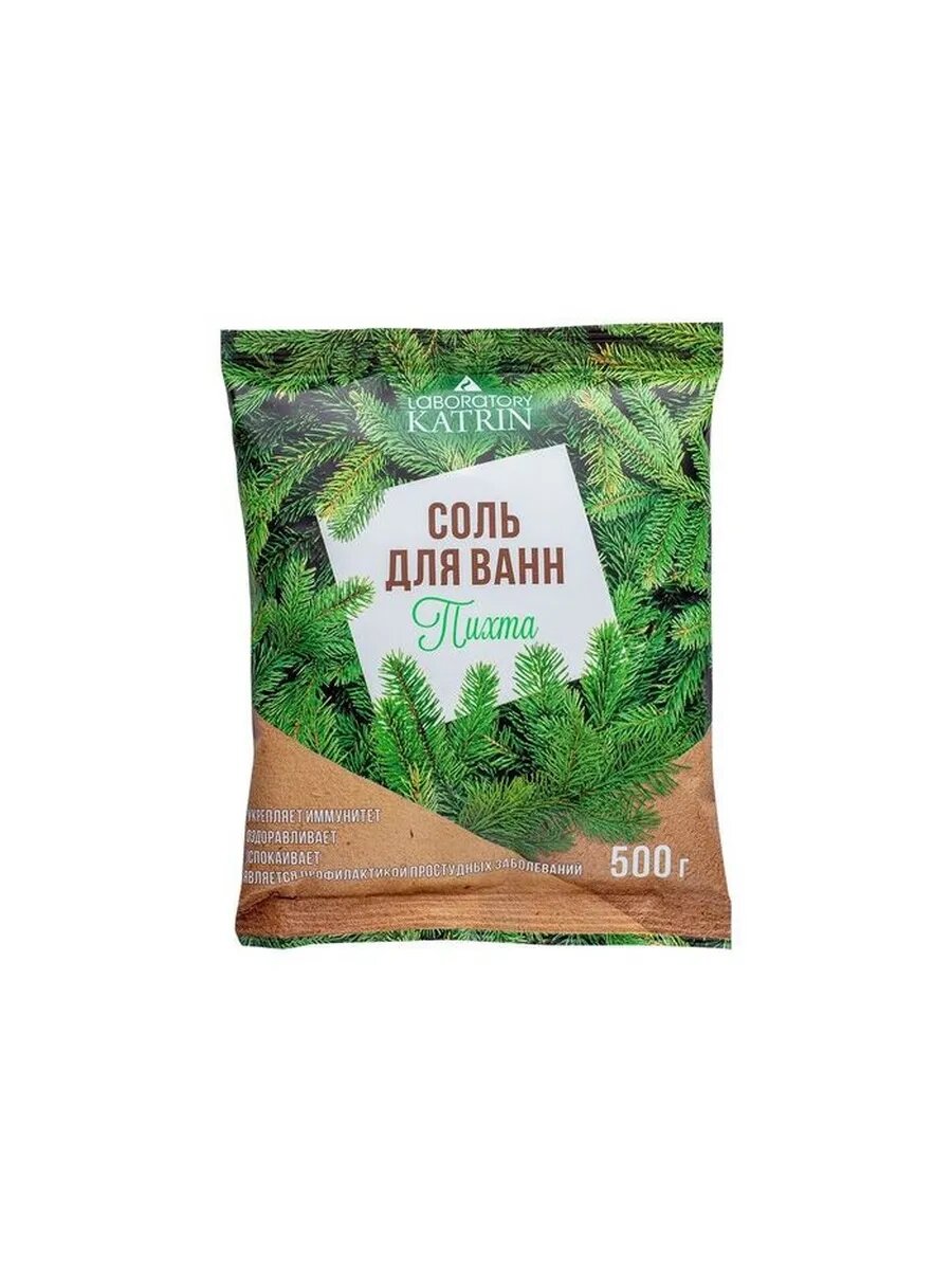 Соль д/ванн Laboratory Katrin 500г Пихта