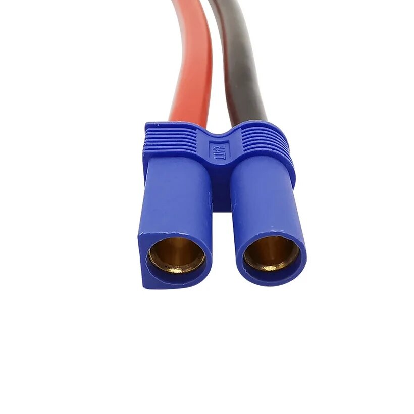 EC5 разъем для RC аккумуляторов, силиконовый кабель 10AWG 10cm, 1 female