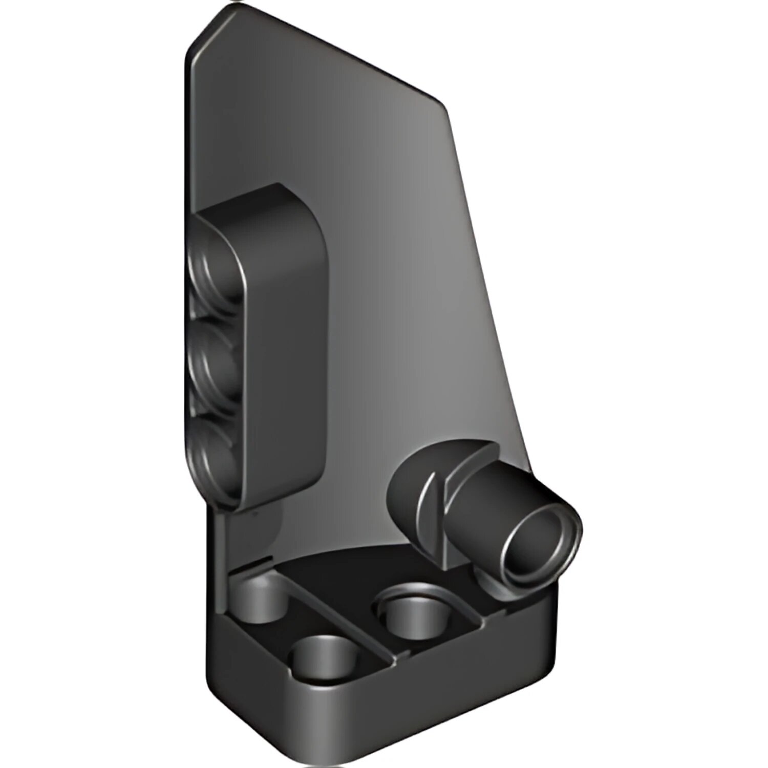 Деталь LEGO Technic, Panel Fairing # 3 Small Smooth Long, Side A 64683 Black U Панель