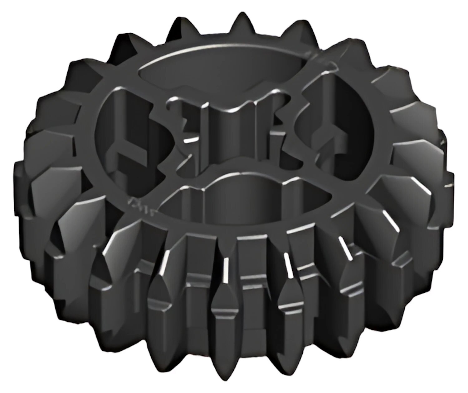 Деталь LEGO Technic, Gear 20 Tooth Double Bevel 32269 Black U