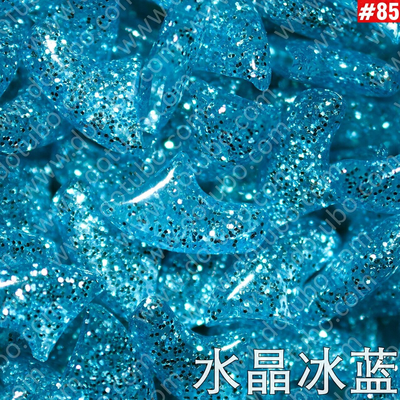 Кошачьи колпачки для ногтей Ice Blue, L, 100 шт.