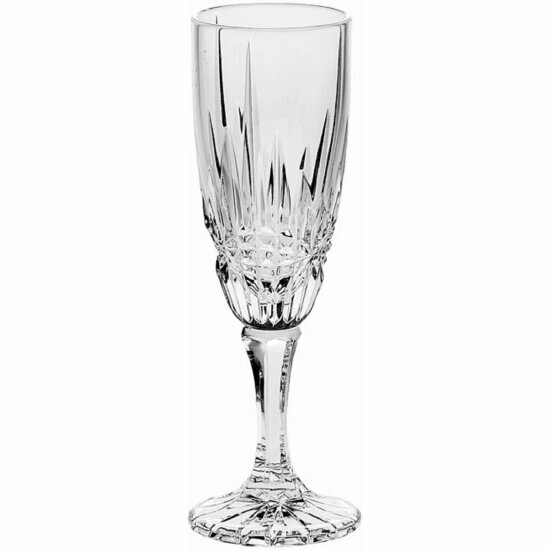 Набор фужеров для шампанского Crystal Bohemia VIBES, 180 мл (набор 6 шт.), хрусталь