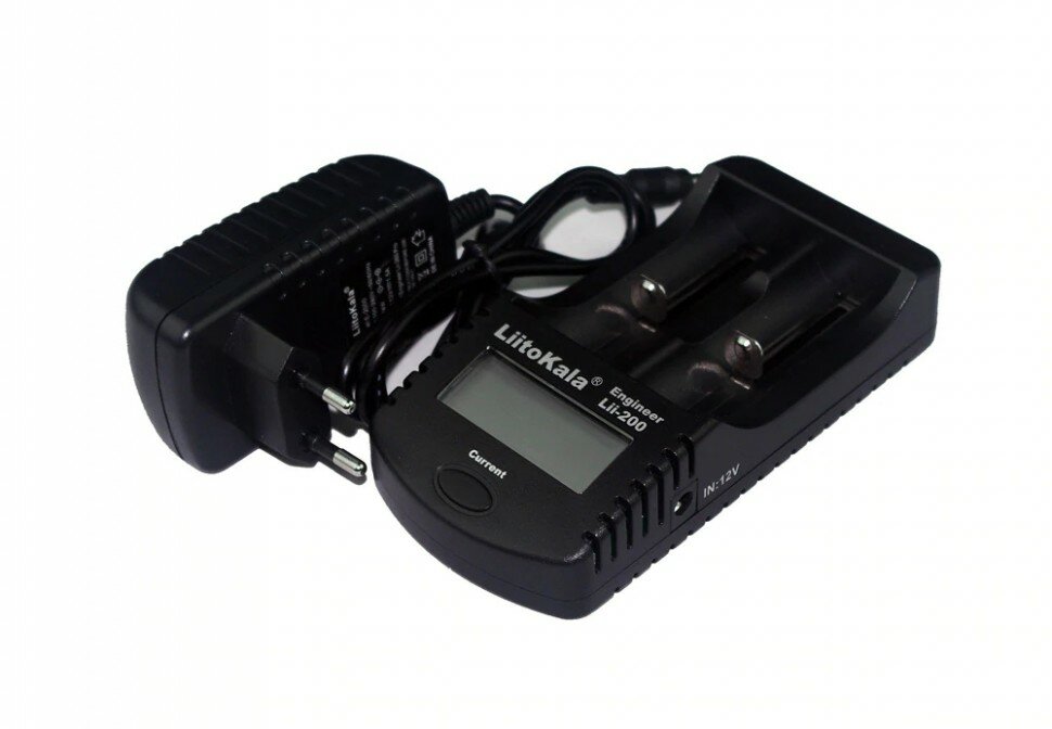Зарядное устройство LiitoKala Lii-200 (2x1.5A) полный комплект с блоком питания