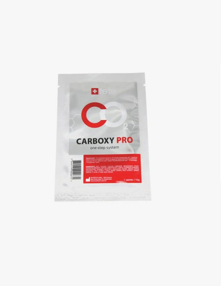Одношаговая карбокситерапия Tete Cosmeceutical Carboxy PRO, 1 саше