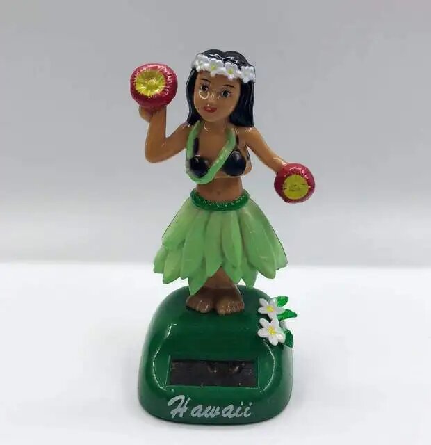 Гавайская танцовщица Hula на солнечной батарее, Color Name: 12