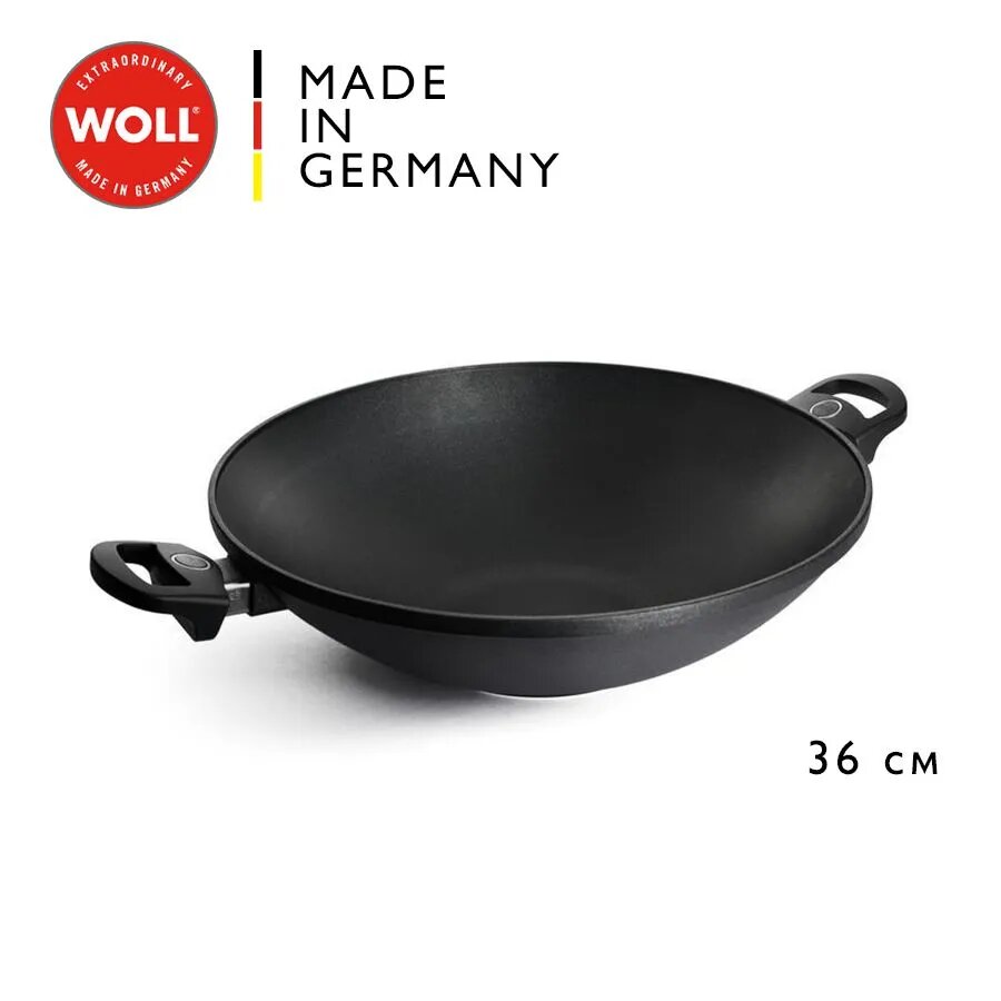 Вок литой WOLL (Германия) серия Diamond Titan Best h-11 см, d-36 см