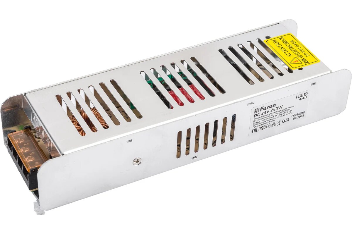 FERON Электронный трансформатор для светодиодной ленты 250W 24V драйвер LB019 41413