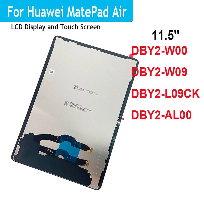11,5-дюймовый ЖК-дисплей для планшета Huawei MatePad Air DBY2-W00 DBY2-AL00 DBY2-W09 DBY2-L09CK, замена дигитайзера сенсорного экрана