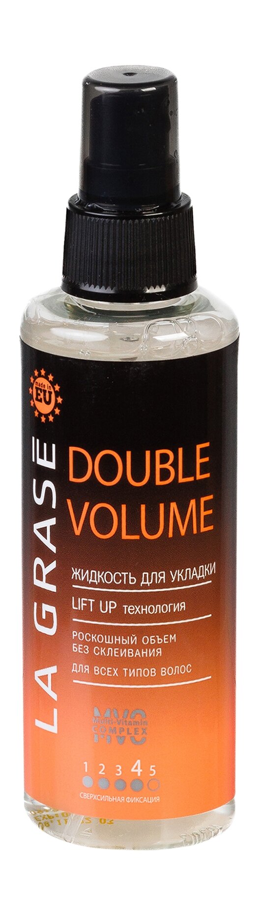 LA GRASE Жидкость для укладки волос Double Volume, 150 мл