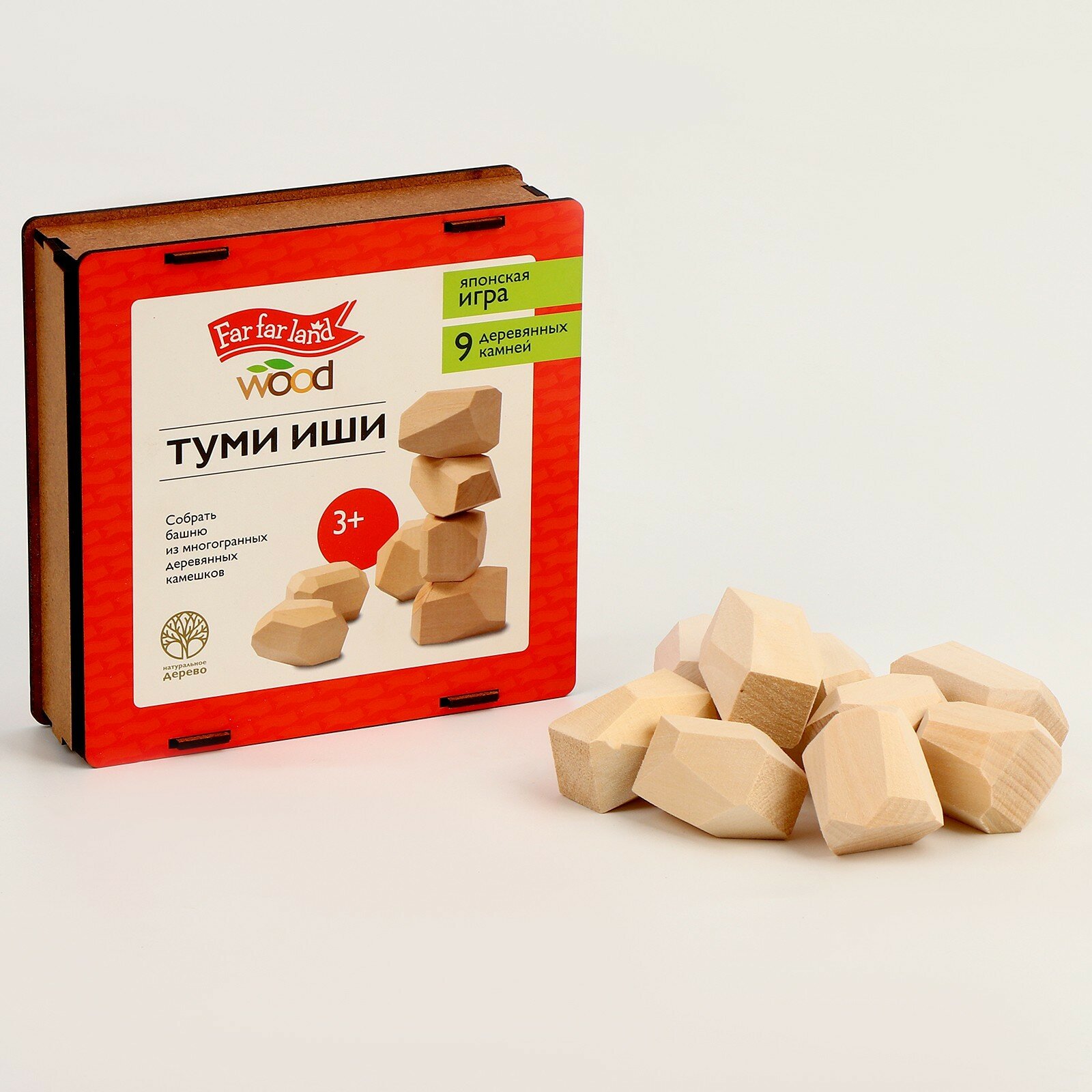 Настольная игра «Туми иши» Far far land Wood, японская игра, дерево