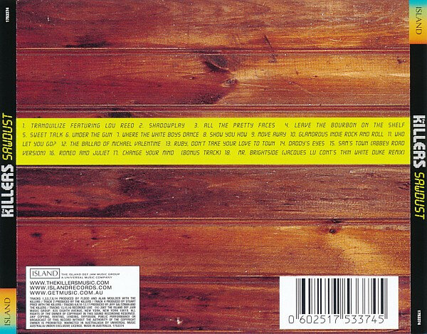 Killers "CD Killers Sawdust" — фото 1