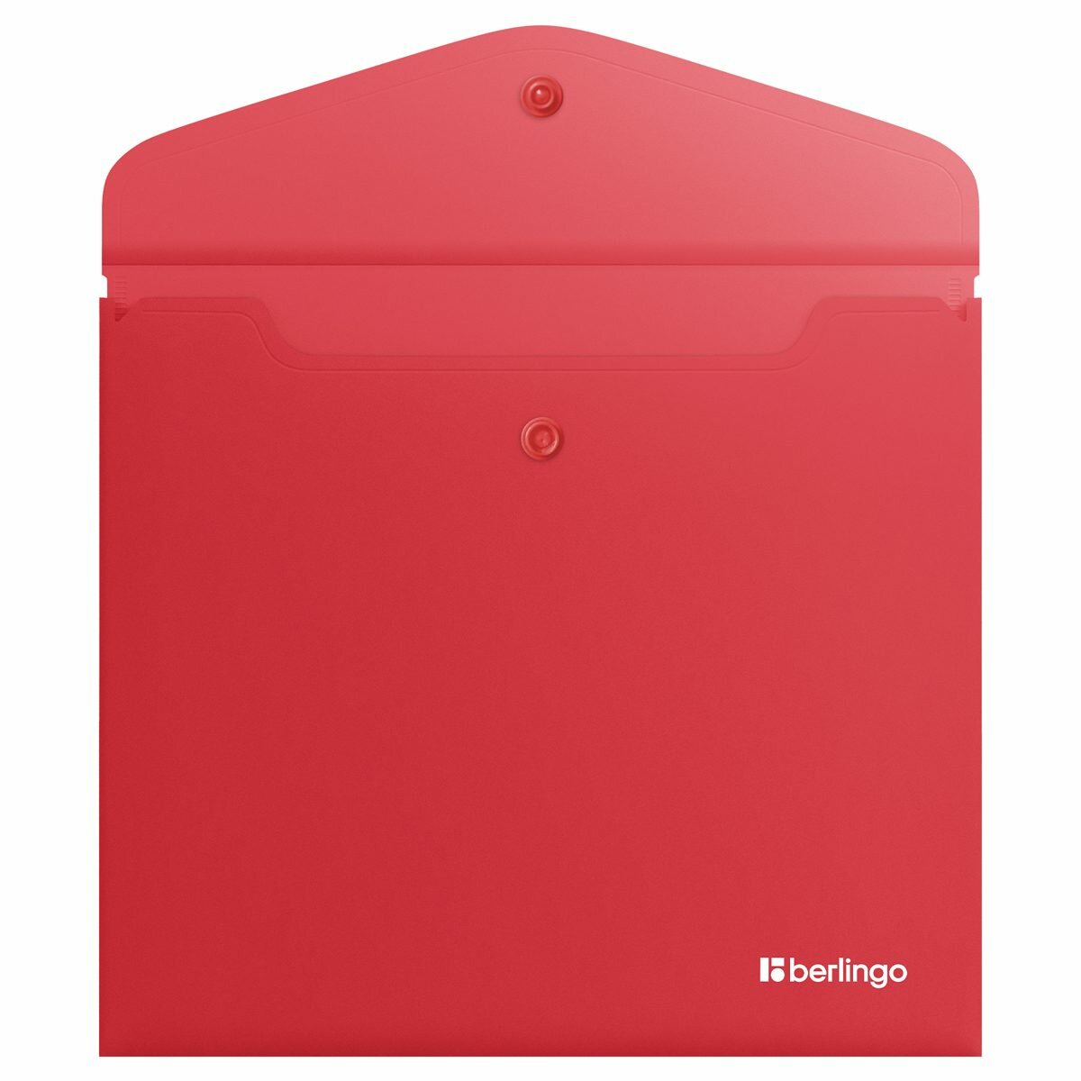 Папка-конверт на кнопке Berlingo Soft Touch (А5+, 200мкм, софт-тач) коралловая (EFb_A5982), 240шт.
