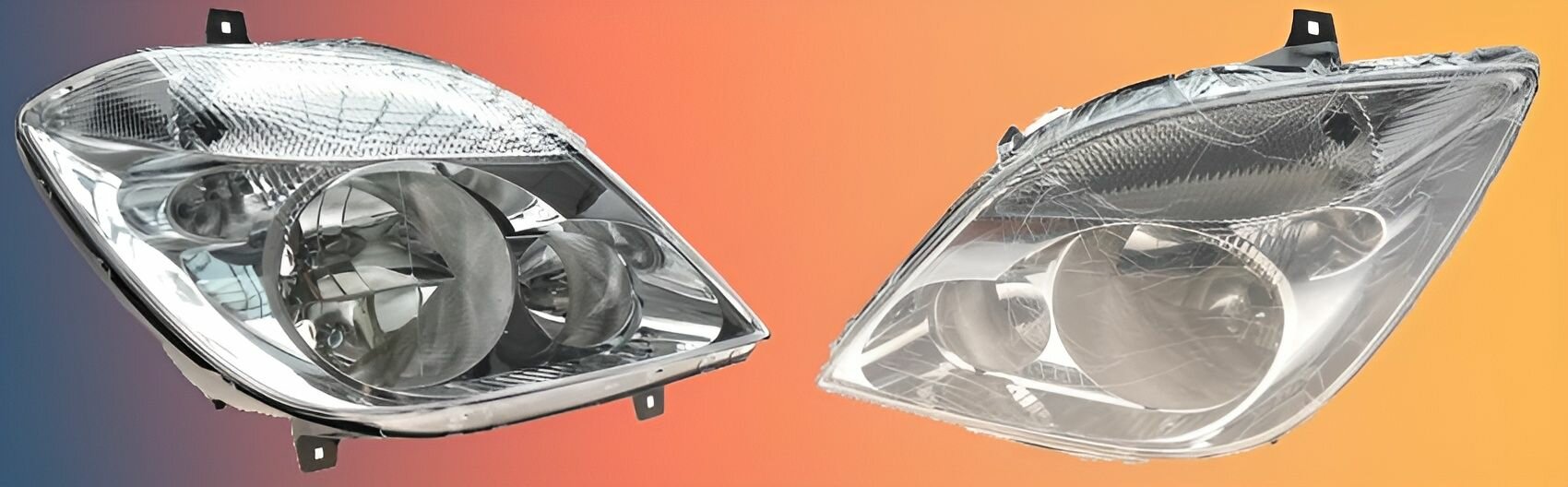 Комплект 2шт. Фара левая и правая Mercedes Sprinter 906 (H7/H7/H7) с противотуманкой и корректором