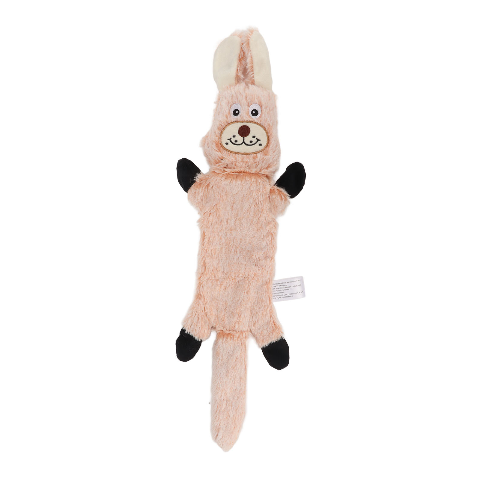 Мягкая игрушка-пищалка в форме милого животного, устойчивая к укусам, игрушка-пищалка для собак с бесплатной набивкой в виде кролика