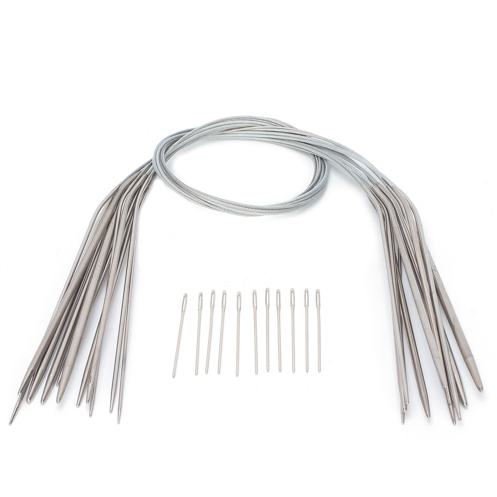 Круглые вязаные иглы из нержавеющей стали круглый