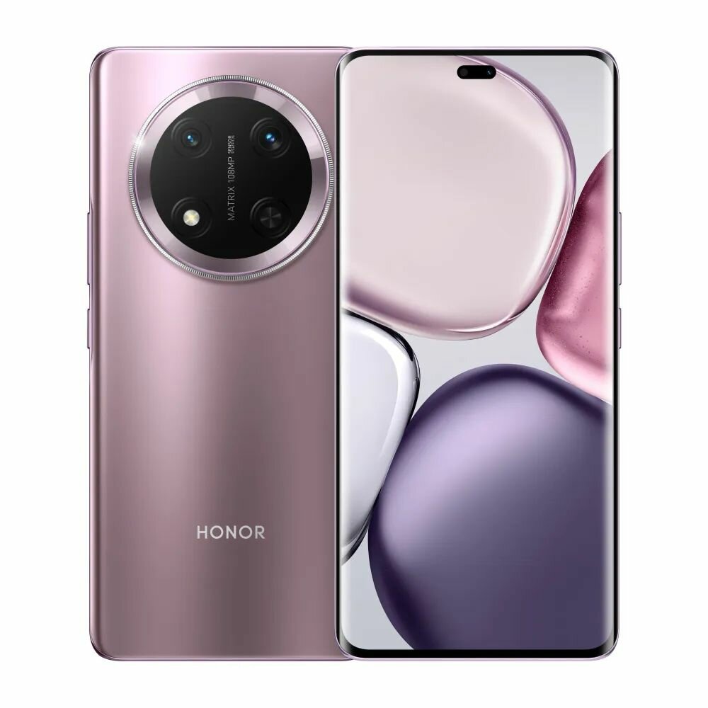 Honor Смартфон X9c Ростест (EAC) 8/256 ГБ, фиолетовый / purple 5G