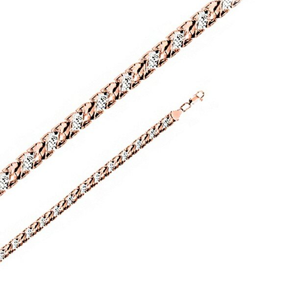 Браслет, красное золото, 585 проба