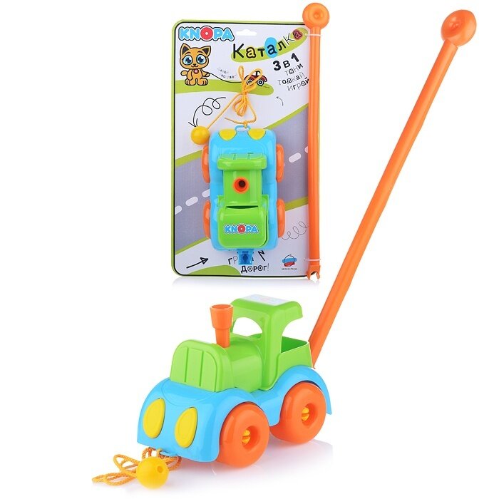 Каталка Knopa Паровозик, 22 см (87020)