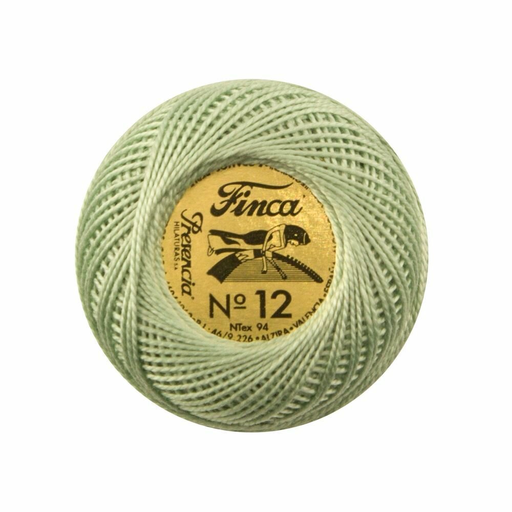 Мулине PRESENCIA HILATURAS "Finca Perle", Жемчужное, №12, однотонный цвет 4218, 1 моток