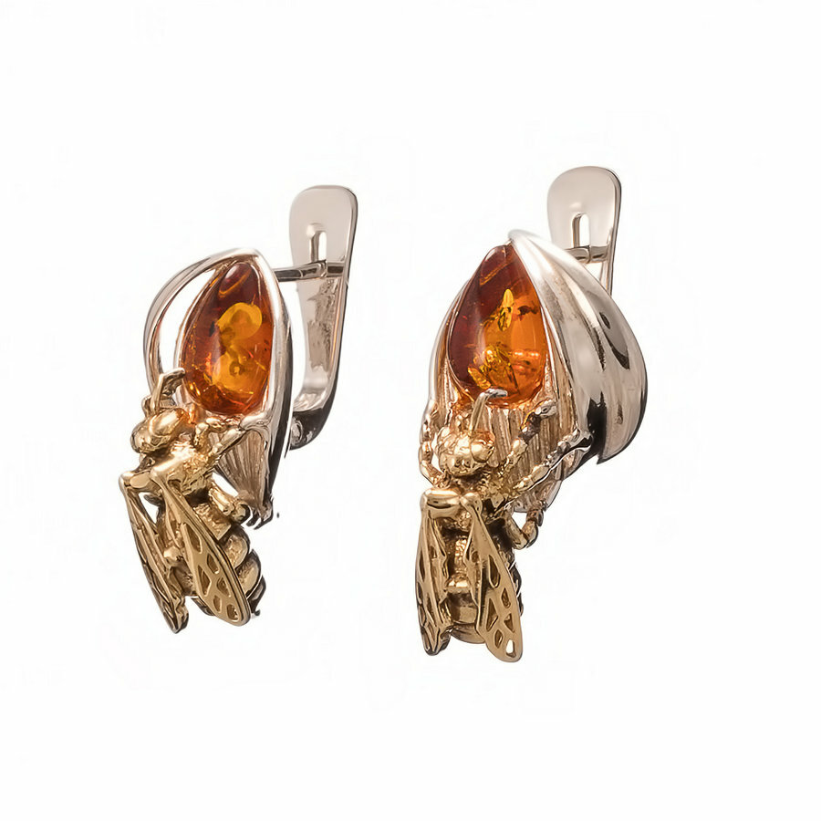 Серьги, серебро, 925 проба