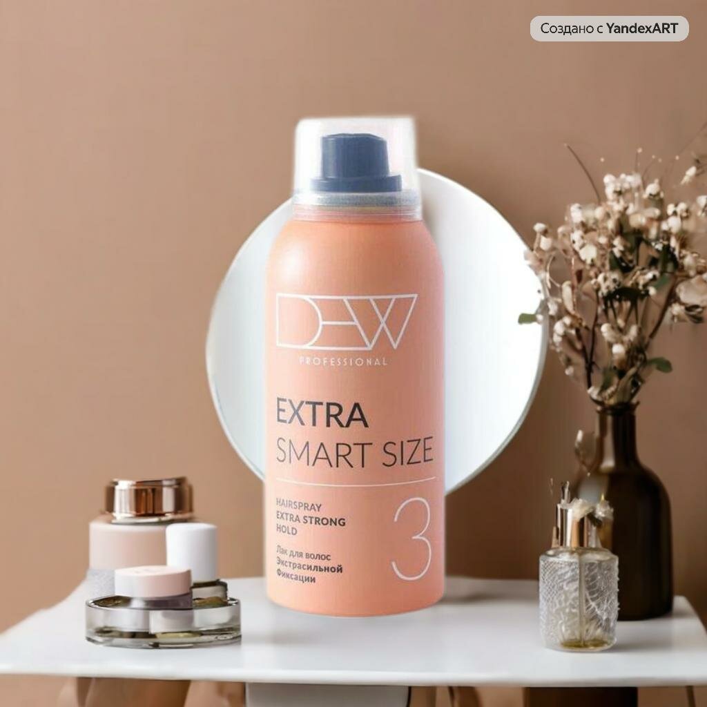 Лак Экстрасильной фиксации (Hairspray Extra Strong) 15 в 1 100 мл DEW Professional
