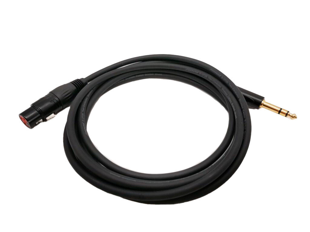 Кабель мониторный ZZcable E7-XLR-F-JB-0300-0, XLR-F-JB, 3м (прямой-прямой)