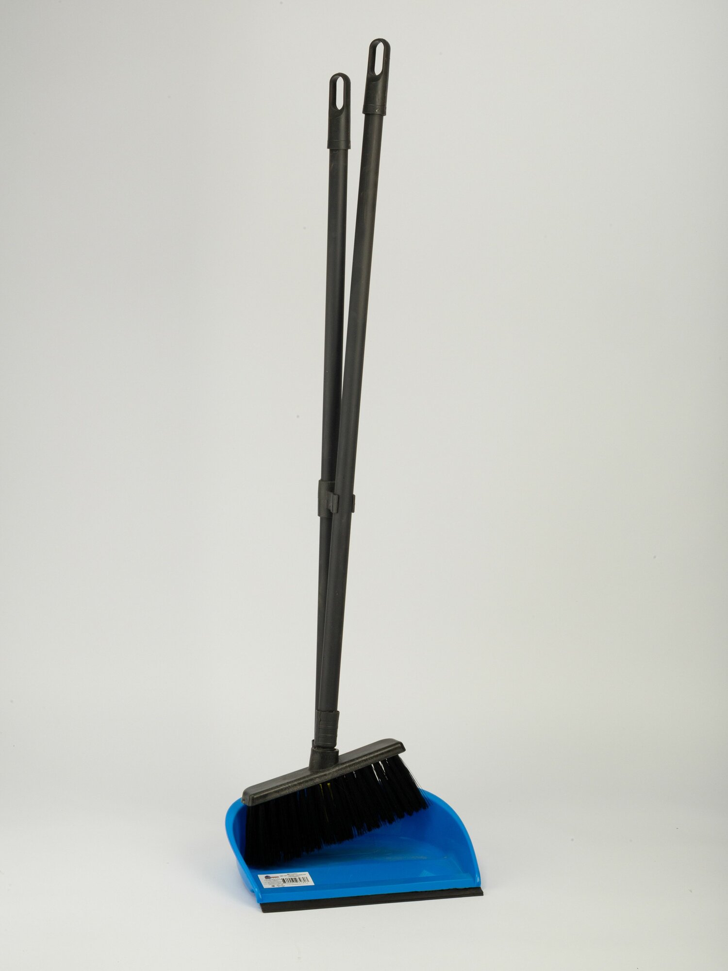 Набор для уборки Ленивка, щетка с совком с длинной ручкой, складной