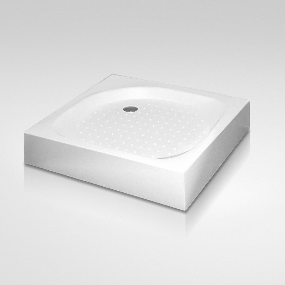 Душевой поддон RGW Acryl LUX/TN, акрил, глубина 6 см, 80x80 см, белый