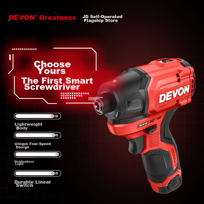 Dayou 12V Brushless Impact Driver 5767, Lithium Battery Drill, Hand Drill, Household Electric Screwdriver, Dual Battery 2.0, Fast Charging, Plastic Case
