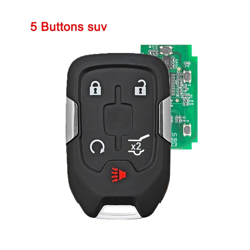 315/433 МГц ID46 чип дистанционный Автомобильный ключ для Chevrolet Tahoe Silverado пригородный Tahoe GMC Sierra надлежащая местность Yukon HYQ1AA/EA 5 Buttons SUV, 315Mhz