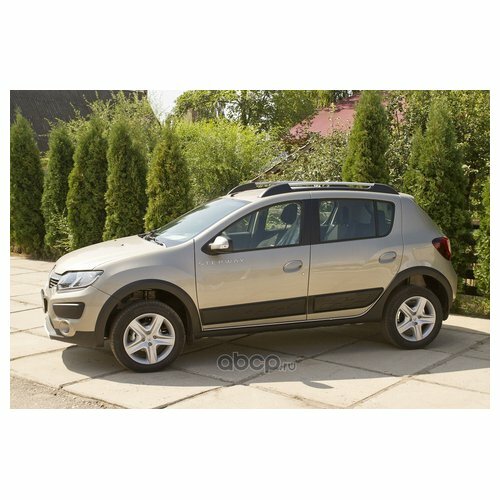 Молдинги на двери (4 шт) Renault Sandero II 2014-2017 глянец (под покраску) Русская Артель MR075700