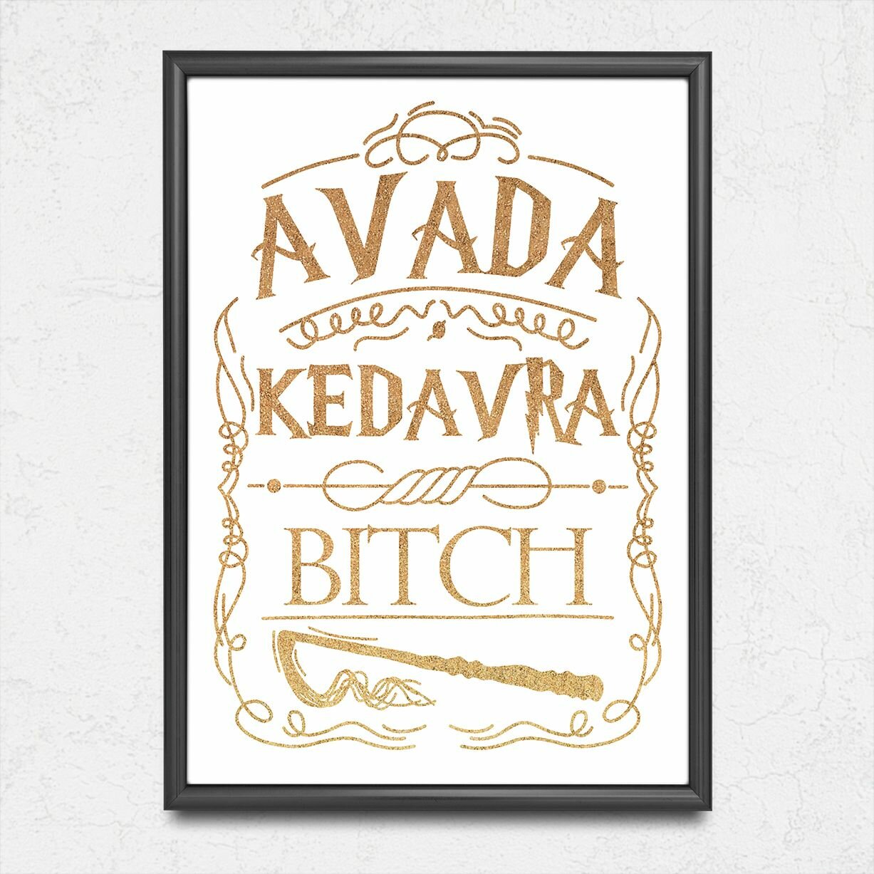 Постер для интерьера Гарри Поттер. Авада Кедавра. Harry Potter