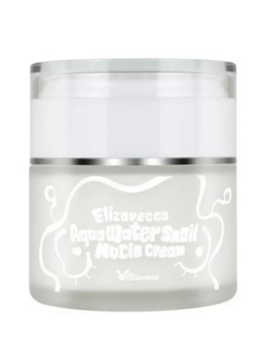 Крем Elizavecca Aqua Water Snail Mucin Cream, с муцином улитки, для лица, 50 мл