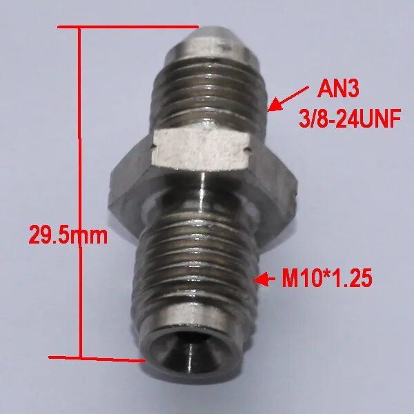 Тормозной адаптер AN3 3/8-24UNF M10x1.25